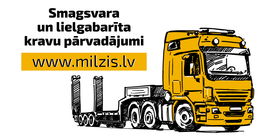 Lielgabarīta kravu pārvadājumi (smagsvara pārvadājumi) | MILZIS